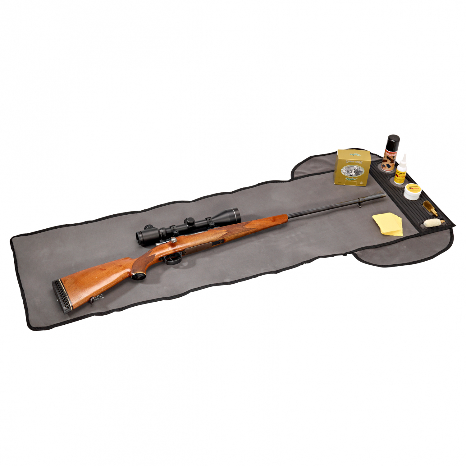 Gun Cleaning Mat Layout - Gun Gleam